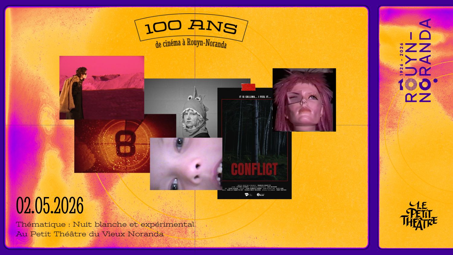 100 ans de cinéma #2 - Nuit blanche et expérimental - Le Petit Théatre ...